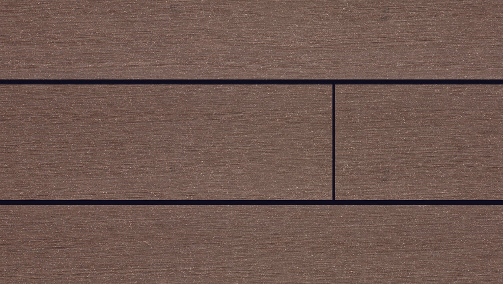 Trekker Mocha Sanded Cladding | Mid-Brown Composite Wall Cladding – Trekker Global Ltd